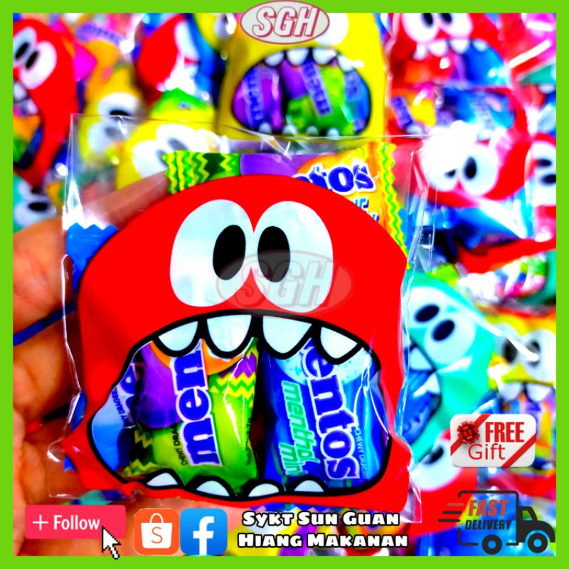 Gula-Gula Mentos Mixed 6pcs Mentos Candy | Shopee Malaysia
