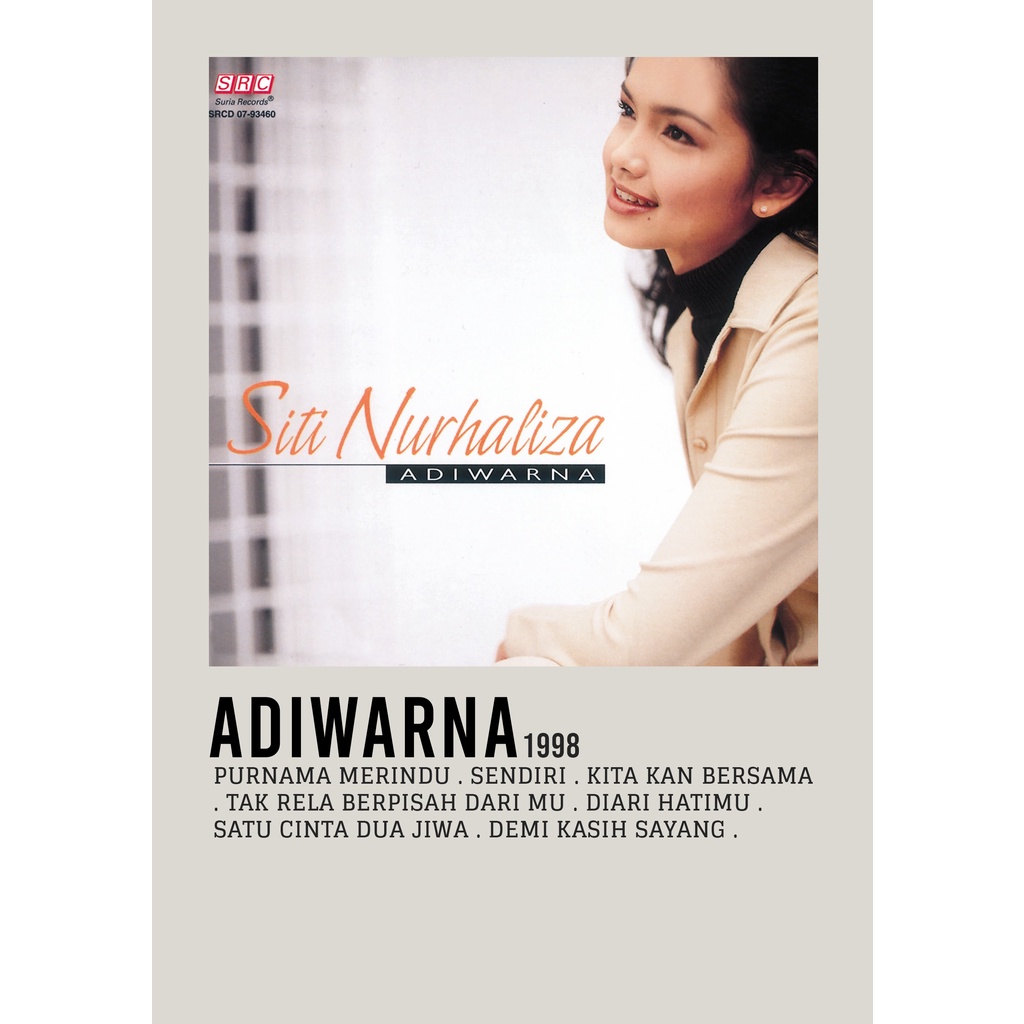 【READY STOCK】Poster Cover Album by Dato' Siti Nurhaliza for Room/Barber ...