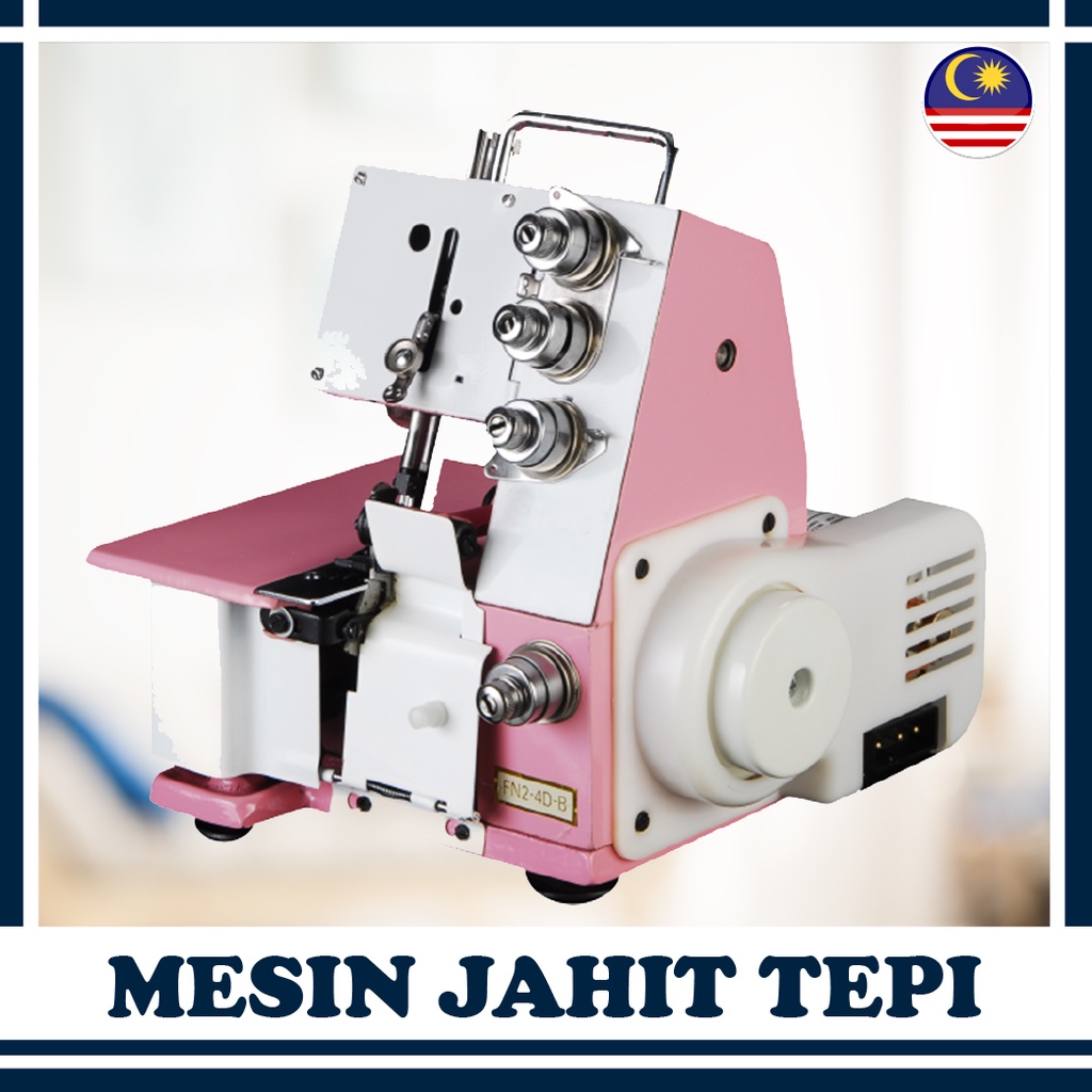 Mesin jahit tepi portable Mini sewing machine 220v 100w High speed Low ...
