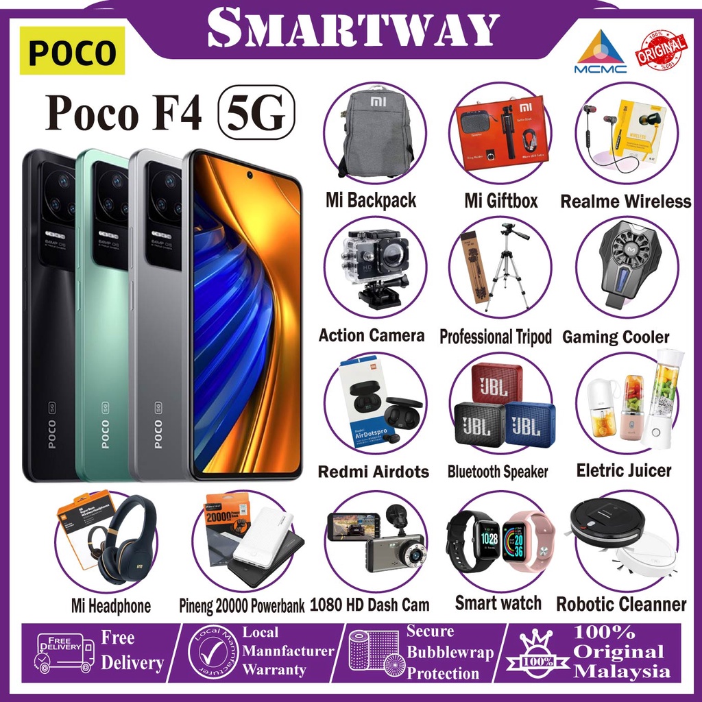 POCO F4 5G [6+128GB l 8+256GB] 120Hz AMOLED Display, Snapdragon 870 5G ...