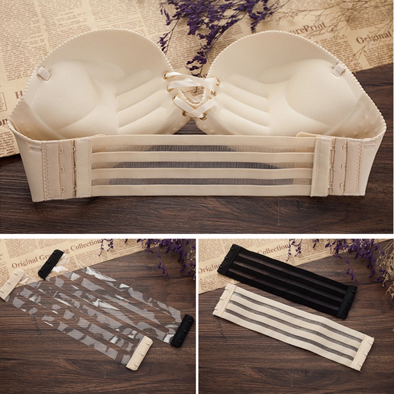 Transparent Underwear Strap Elastic Back Buckle Bra Strap | Shopee Malaysia