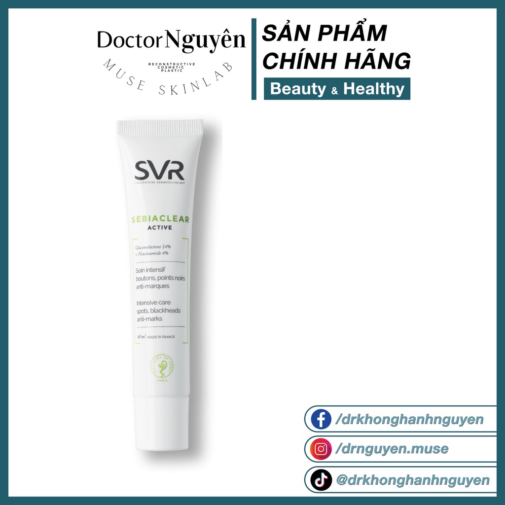 Svr Sebiaclear Active Acne Reducing Cream (40ml) | Shopee Malaysia