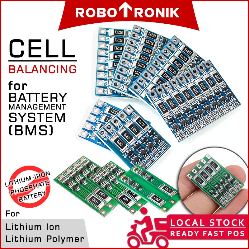 Cell Balancing (Passive Balancer) for BMS (Battery Management System ...