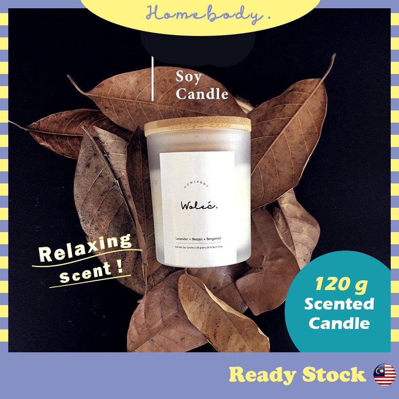 [Product Malaysia] 120g Scented Candle Handmade Soy Wax Wood Wick ...