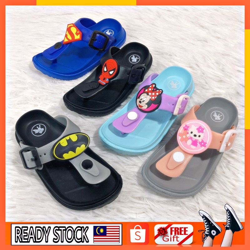 【Young.Wears】Children Kid's Boy And Kid's Girl Cute Cartoon Sandal ...