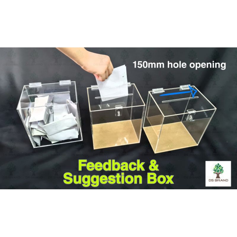 Peti Cadangan / Suggestion Box / Feedback Box / Charity Box | Shopee ...