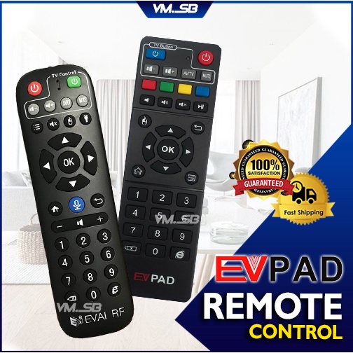 Remote Control TV EVPAD EPLAY EVBOX 2S 3S 3R 3Max 5P 5S Pro Plus MYViU ...