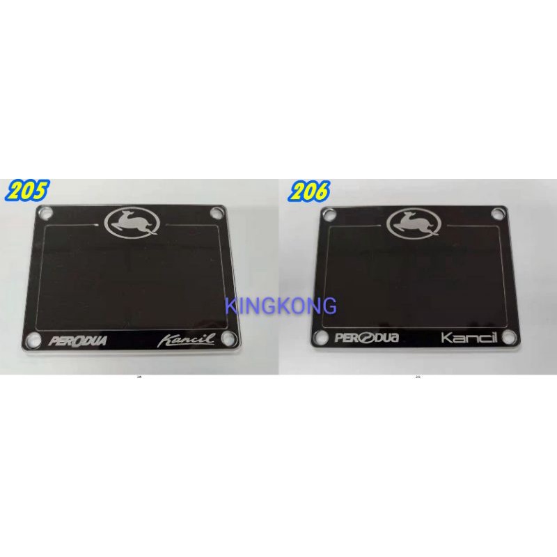 ACRYLIC ROAD TAX STICKER HOLDER 4 SUCTION CUP - PERODUA KANCIL OLD ...