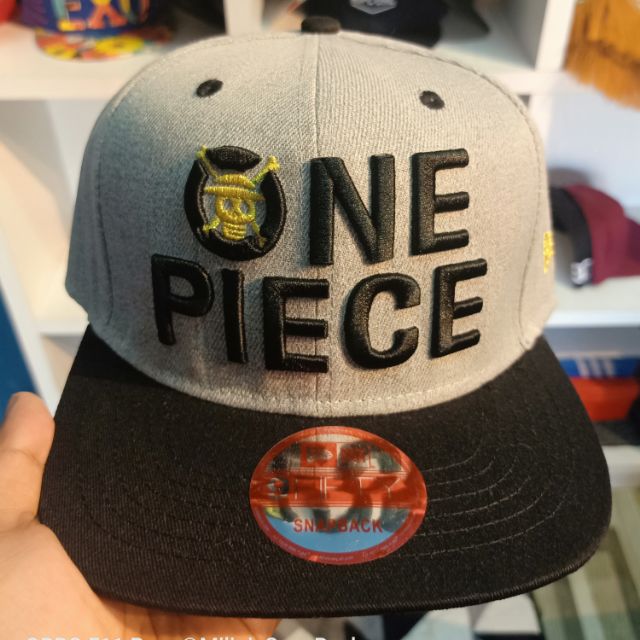 One piece grey snapback (copy ori) | Shopee Malaysia