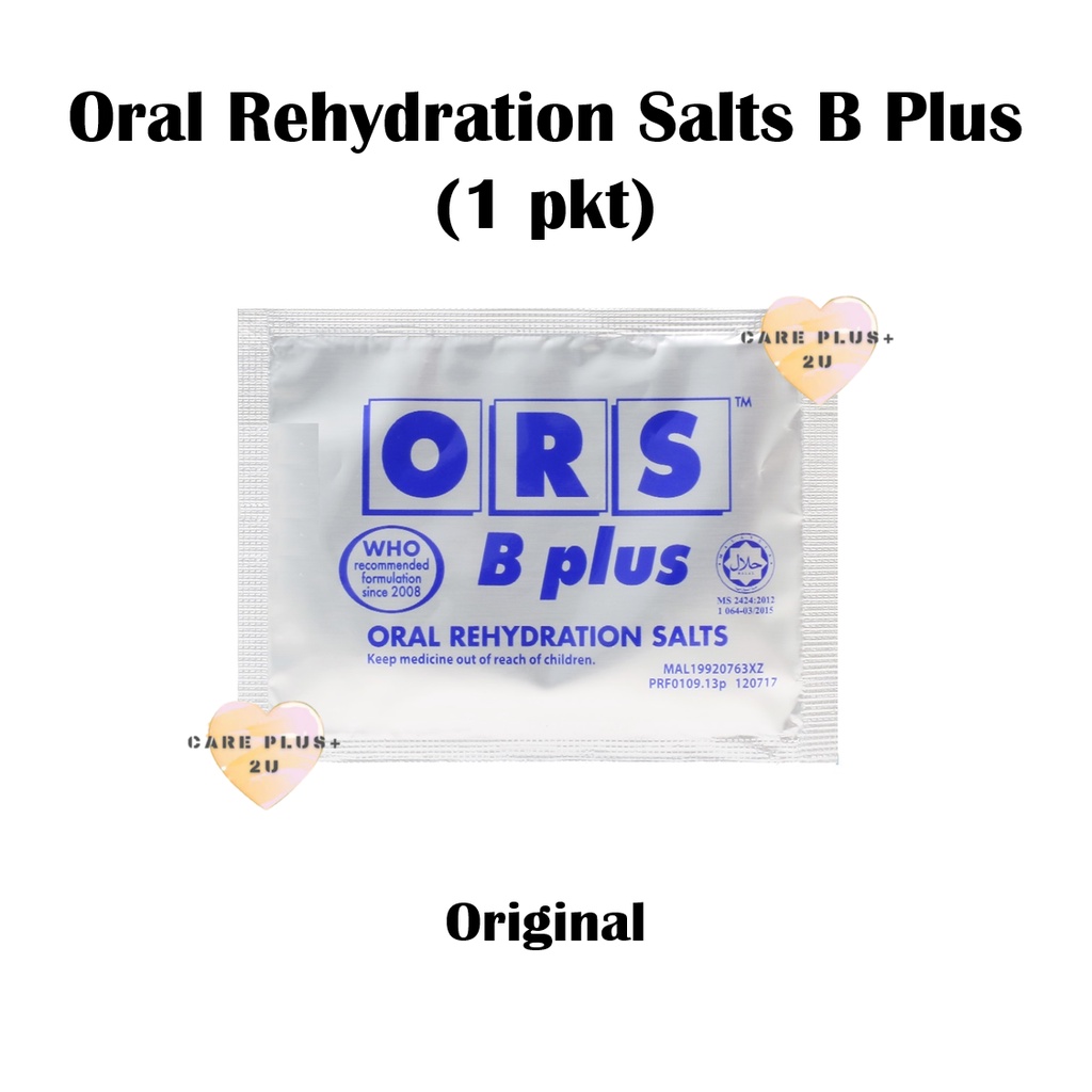ORS B Plus Oral Rehydration Salts [ Flavour: Original / Orange ] (1pkt ...