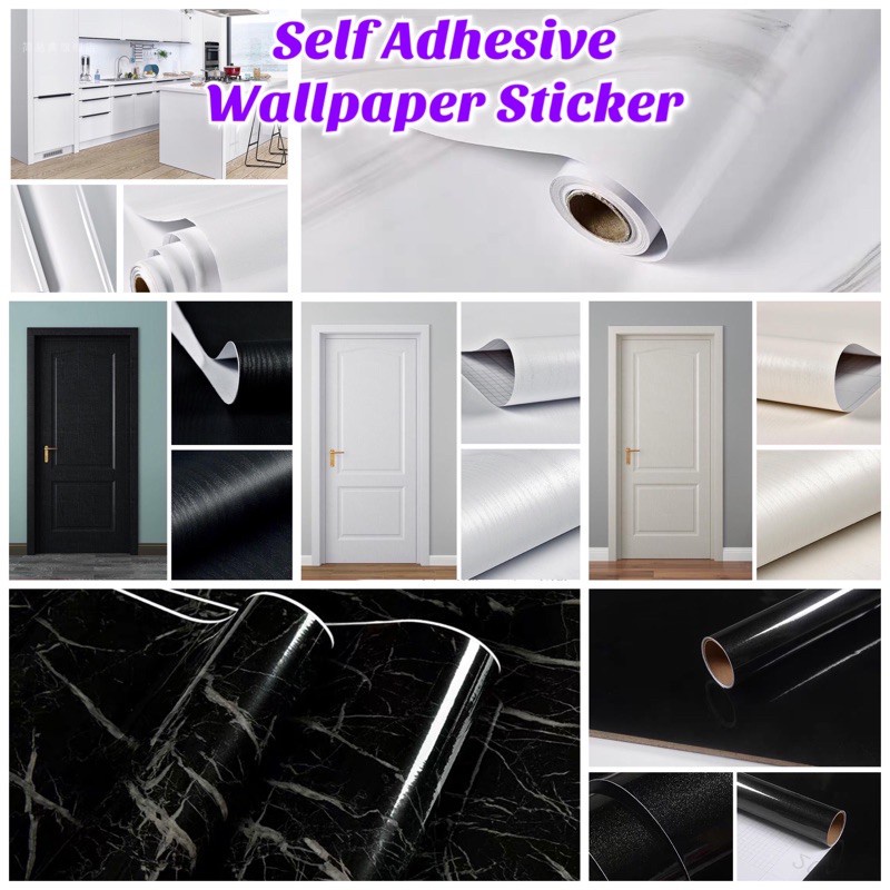 60cm x 100cm Renovation Waterproof Self-adhesive PVC Wallpaper Sticker ...