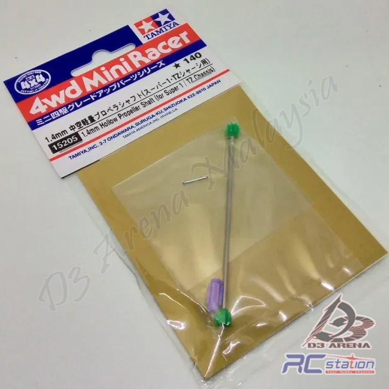 Tamiya #15205 - 1.4mm Hollow Pro.Shaft(S.1/TZ Chas.)[15205] | Shopee ...