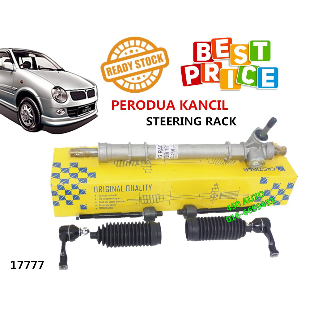 KANCIL STEERING RACK FULL SET 100% NEW 👍 4 MONTH WARRANTY / MIRA L2 L2S ...