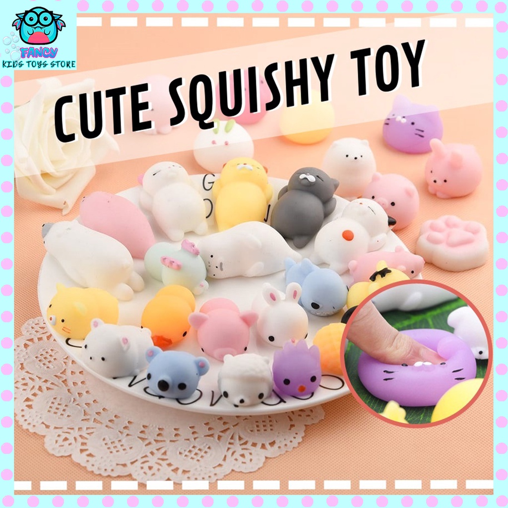 FANCY Cute Squishy Toy Mini Animal Pop It Ball Squeeze Rising Fidget ...
