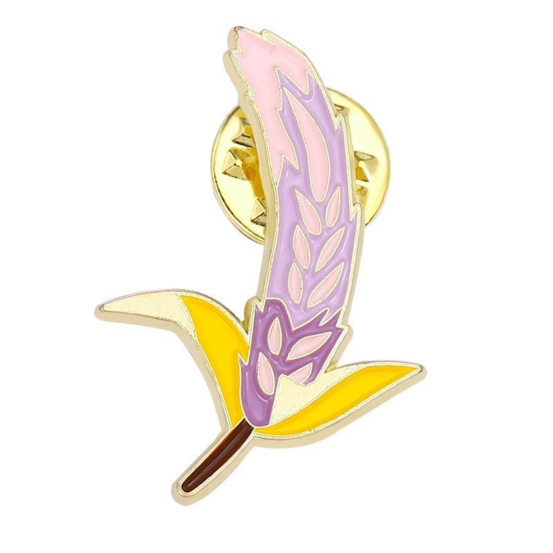 Cute Colorful Flower Plant Enamel Pin Lily Tulip Sunflower Iris Morning ...