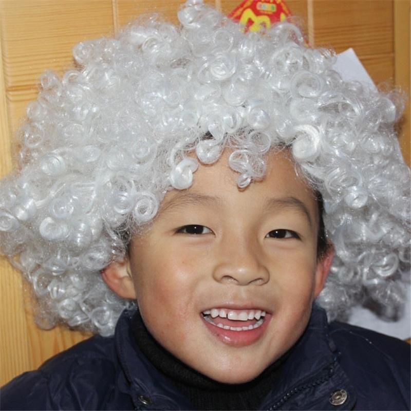 Novelty Afro Hair Wig Clown Curly Afro Circus Fancy Dress Hair Wigs Disco Costume Halloween ...