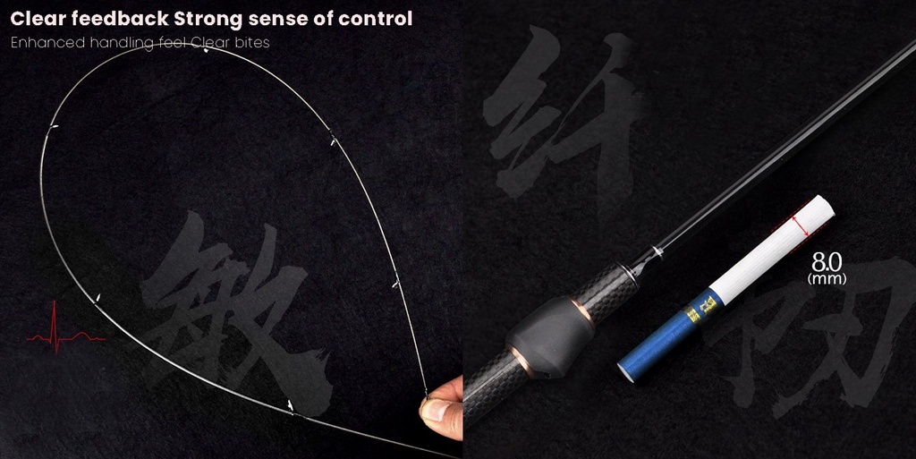 SKYGITZ MALAYSIA Artemis v2 1.8m UL Fishing Rod Solid Tip Micro-jigging ...