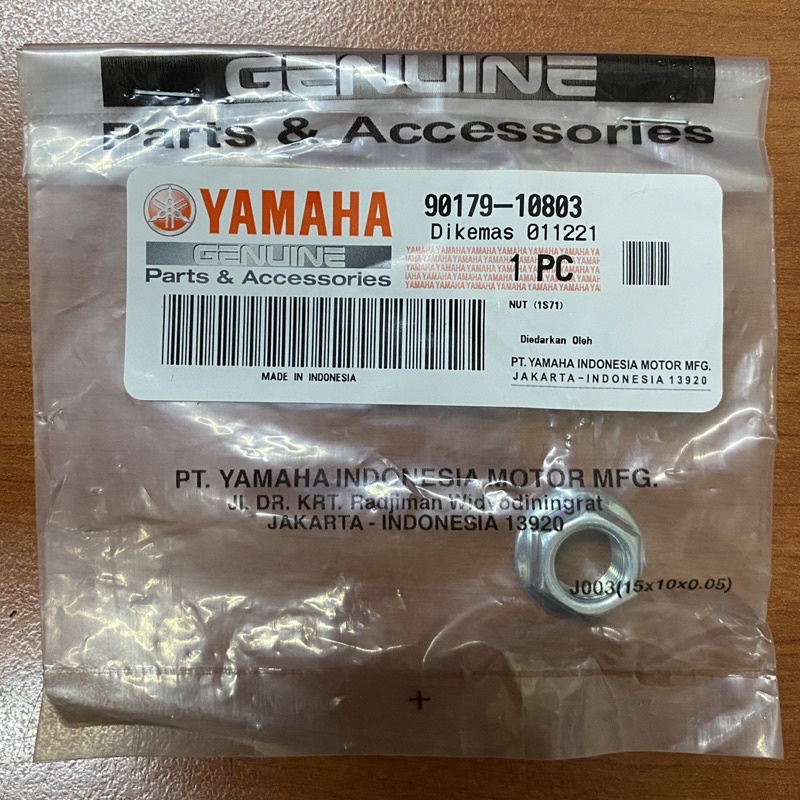 90179-10803 NUT EGO-LC FI FUEL INJECTION (100% HONG LEONG YAMAHA ...