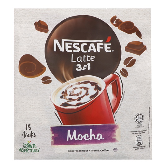 Nescafé Latte Mocha Premix Coffee 15 Sticks x 31g | Shopee Malaysia