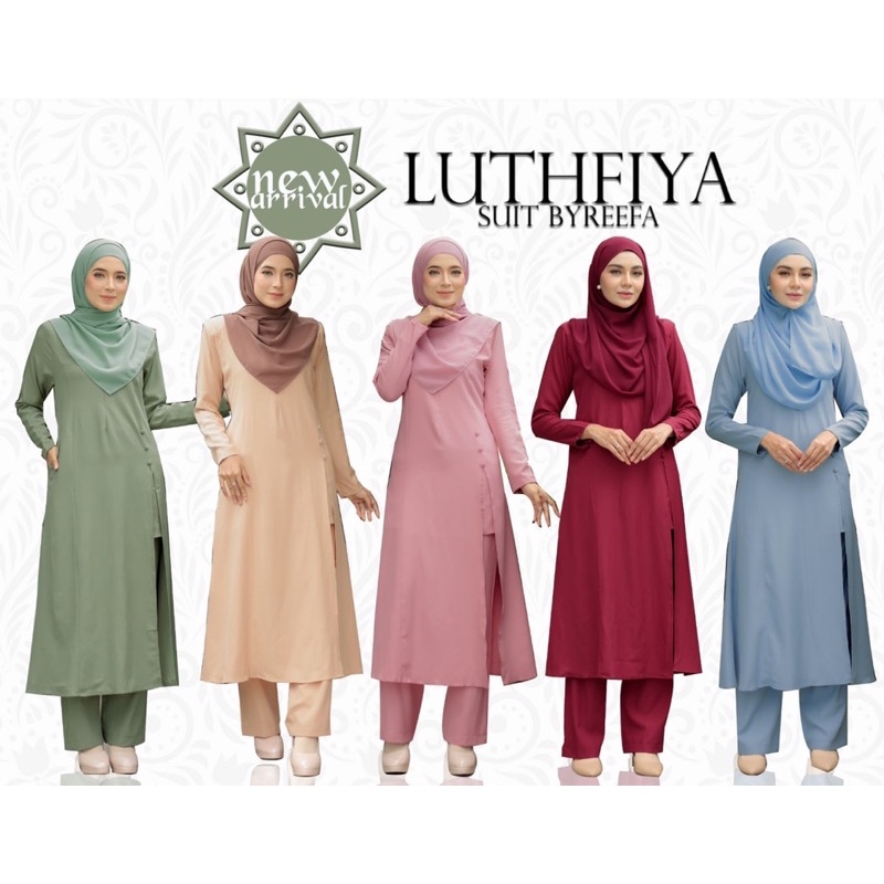 🌹 SUIT LUTHFIYA BYREEFA 🌹 | Shopee Malaysia