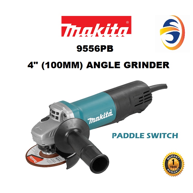 MAKITA 9556PB 4 ANGLE GRINDER 840W PADDLE SWITCH Shopee Malaysia