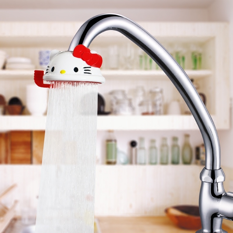 Cartoon Hello Kitty Faucet Water Saver Cute Doraemon Splash-proof ...