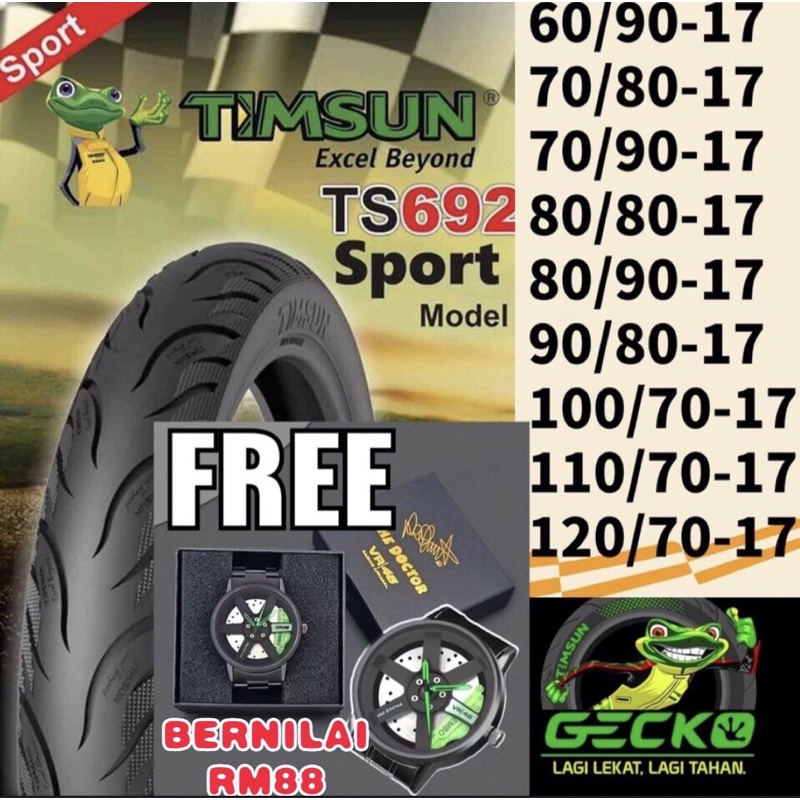 TAYAR TIMSUN TS692 TUBELESS ALL SIZE READY STOCK | Shopee Malaysia