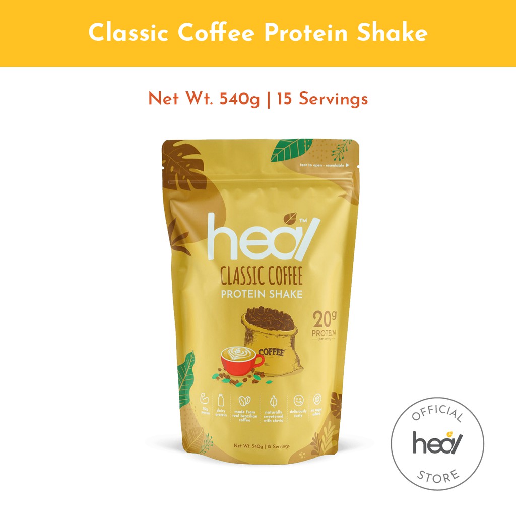 Heal Protein Shake Powder Pack Whey Protein/Pea Protein/Plant Based ...