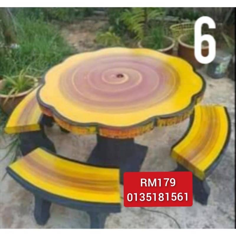 KERUSI MEJA BATU [BYR COD JIMAT WSP 0135181561] SET MEJA BATU MURAH ...