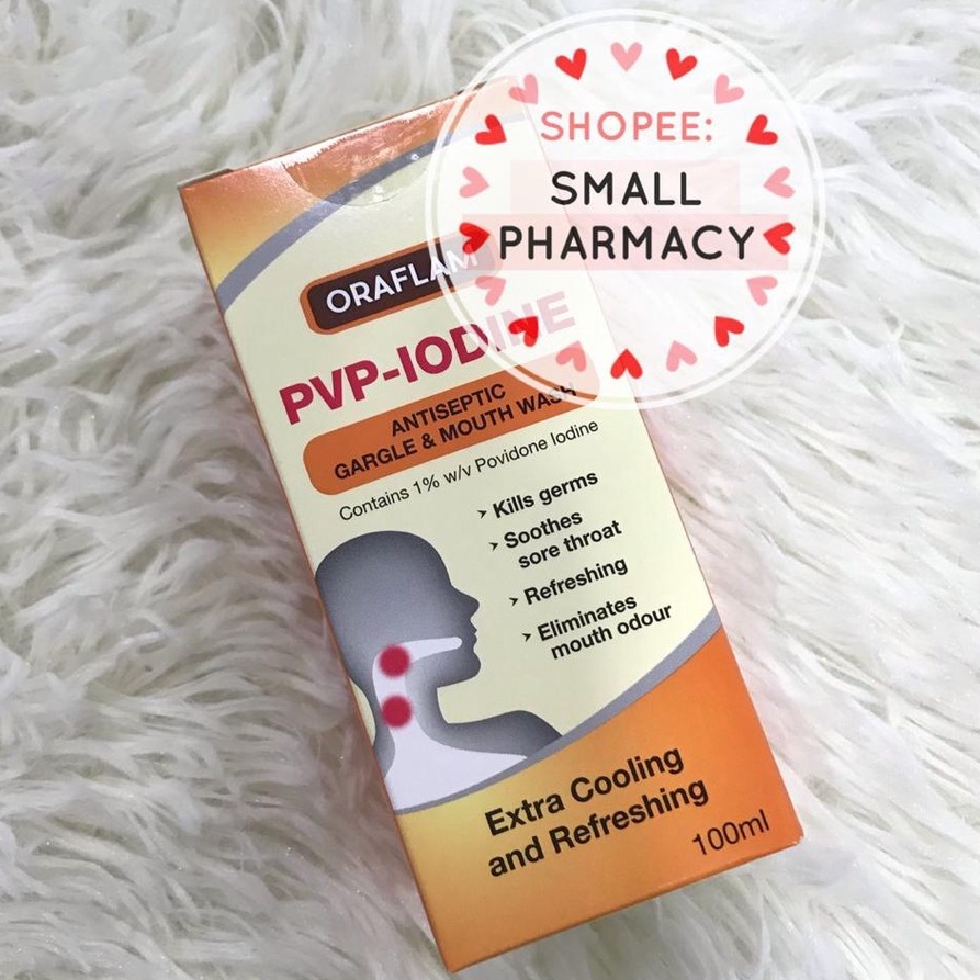 Oraflam PVP-IODINE (Same as Betadine Gargle) 100ML 202598 | Shopee Malaysia