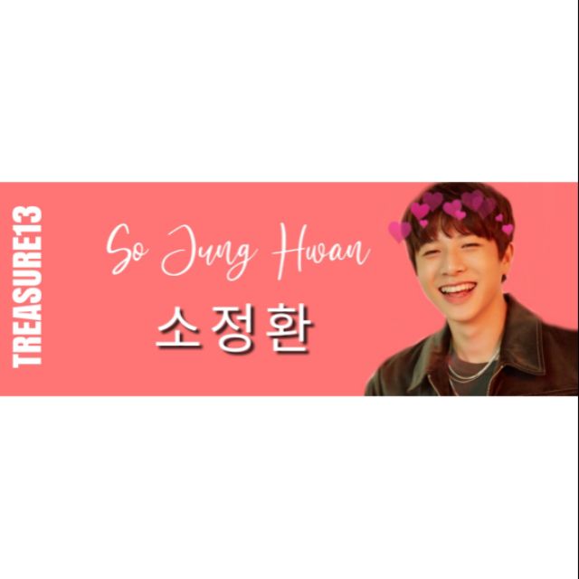 Treasure hand banner SO JUNG HWAN | Shopee Malaysia