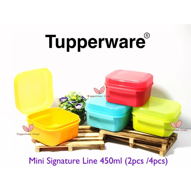 Tupperware Mini Signature Line 450ml (2pcs / 4pcs) | Shopee Malaysia