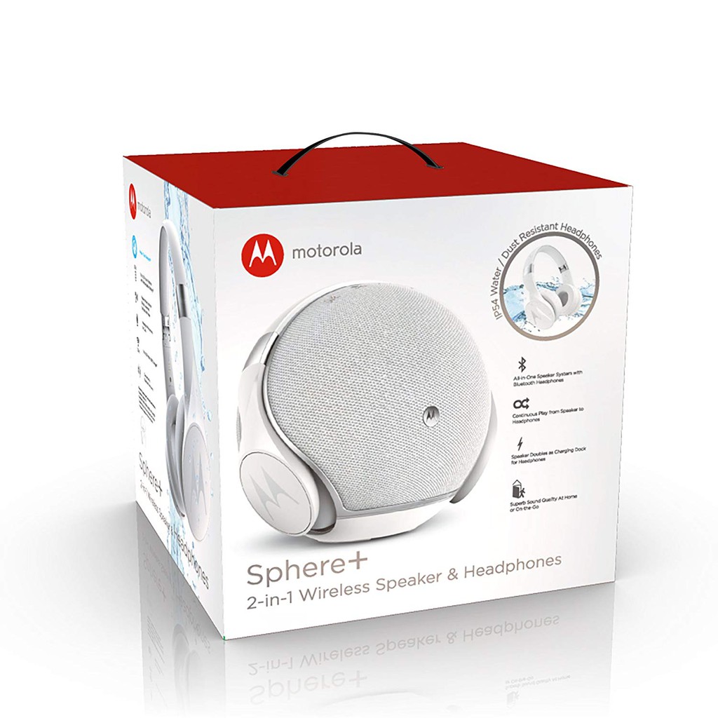 Motorola Sphere+ 2-in-1 Bluetooth Speaker with Headset Motorola Sphere+ 2-in-1 Bluetooth Speaker with Headset