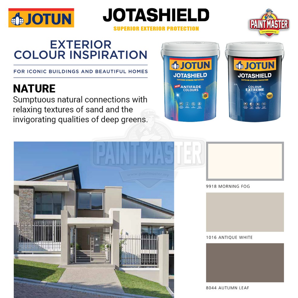 [5L | NATURE] JOTUN EXTERIOR COLOUR INSPIRATION - Jotun Jotashield Superior Exterior Protection ...