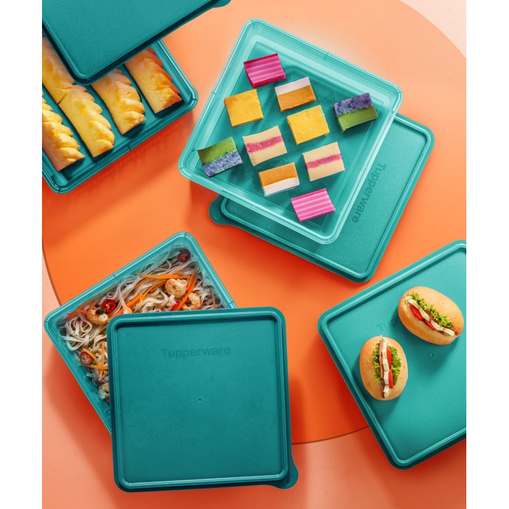 Tupperware Mosaic Snack Stor 2.9L (4pcs) | Shopee Malaysia