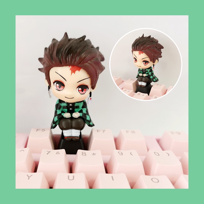 【Keycap】Demon Slayer Tanjiro Nezuko Mechanical Keyboard DIY Customized ...