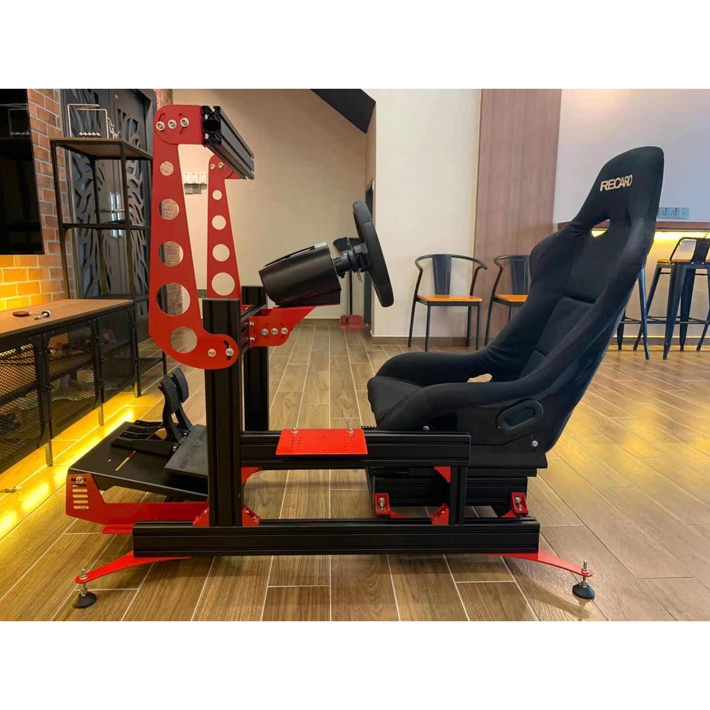 Simo Sim Racing Rig c/w single monitor stand holder, shifter holder ...