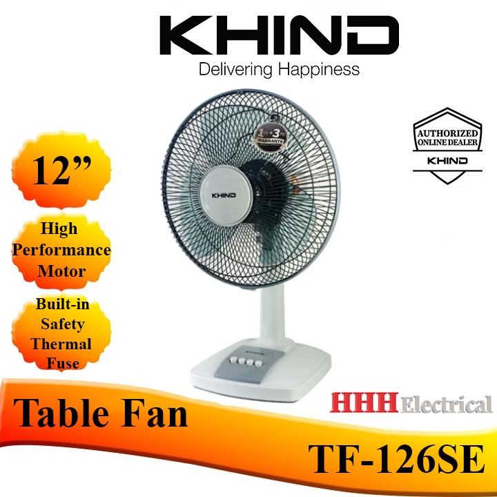 KHIND TABLE FAN 12 INCH TF-126SE / Khind Table Fan (12") TF1210SE High ...