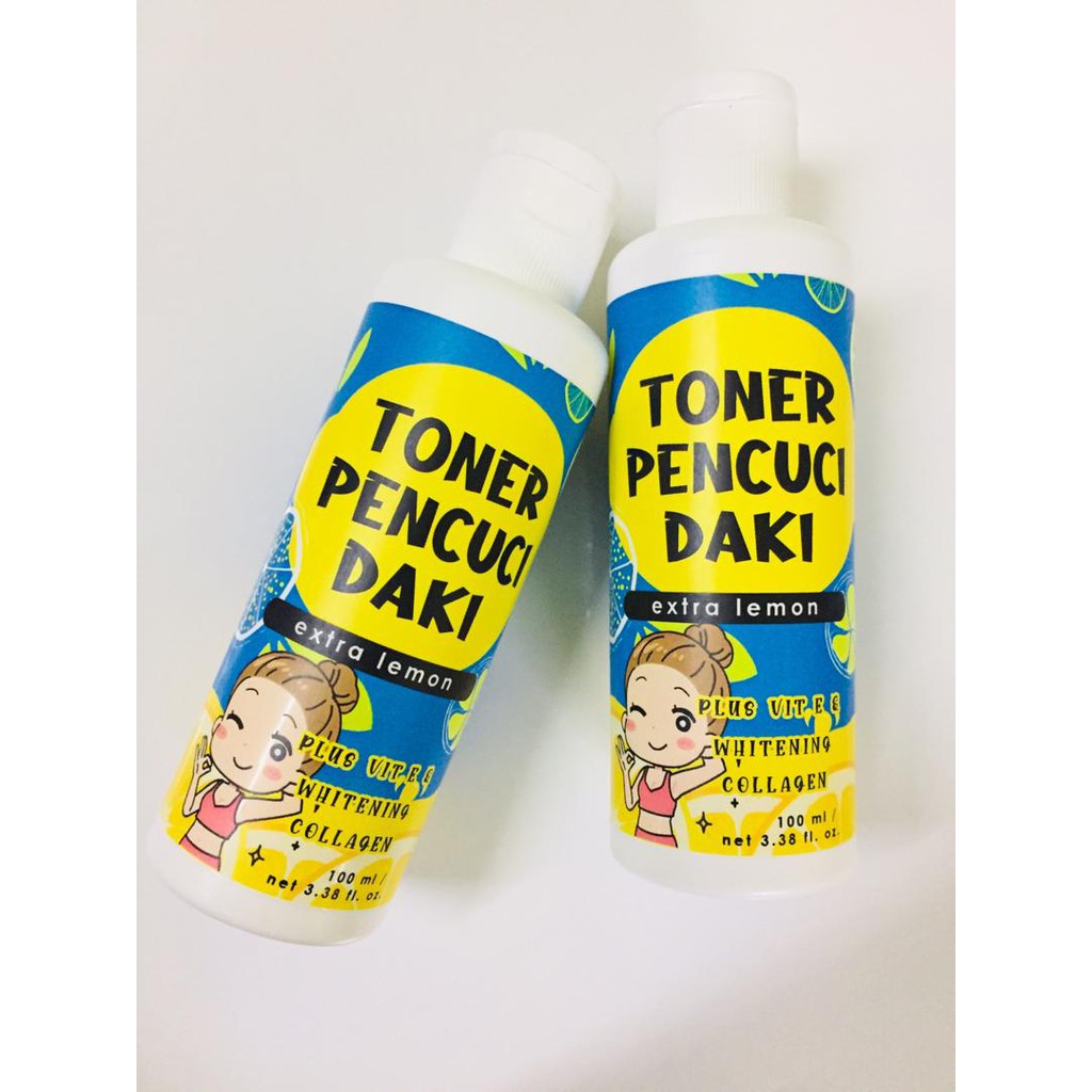 💧💧💧💧 NEW!!!! TONER PENCUCI DAKI EXTRA LEMON (WHITENING&COLLAGEN ...