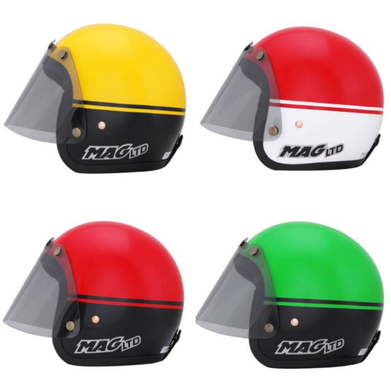 MAG LTD HELMET POLYCARBONATE STOCK LAMA GREEN ONLY | Shopee Malaysia