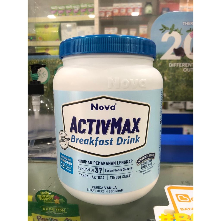 NOVA ACTIVMAX BREAKFAST DRINK 850G | Shopee Malaysia