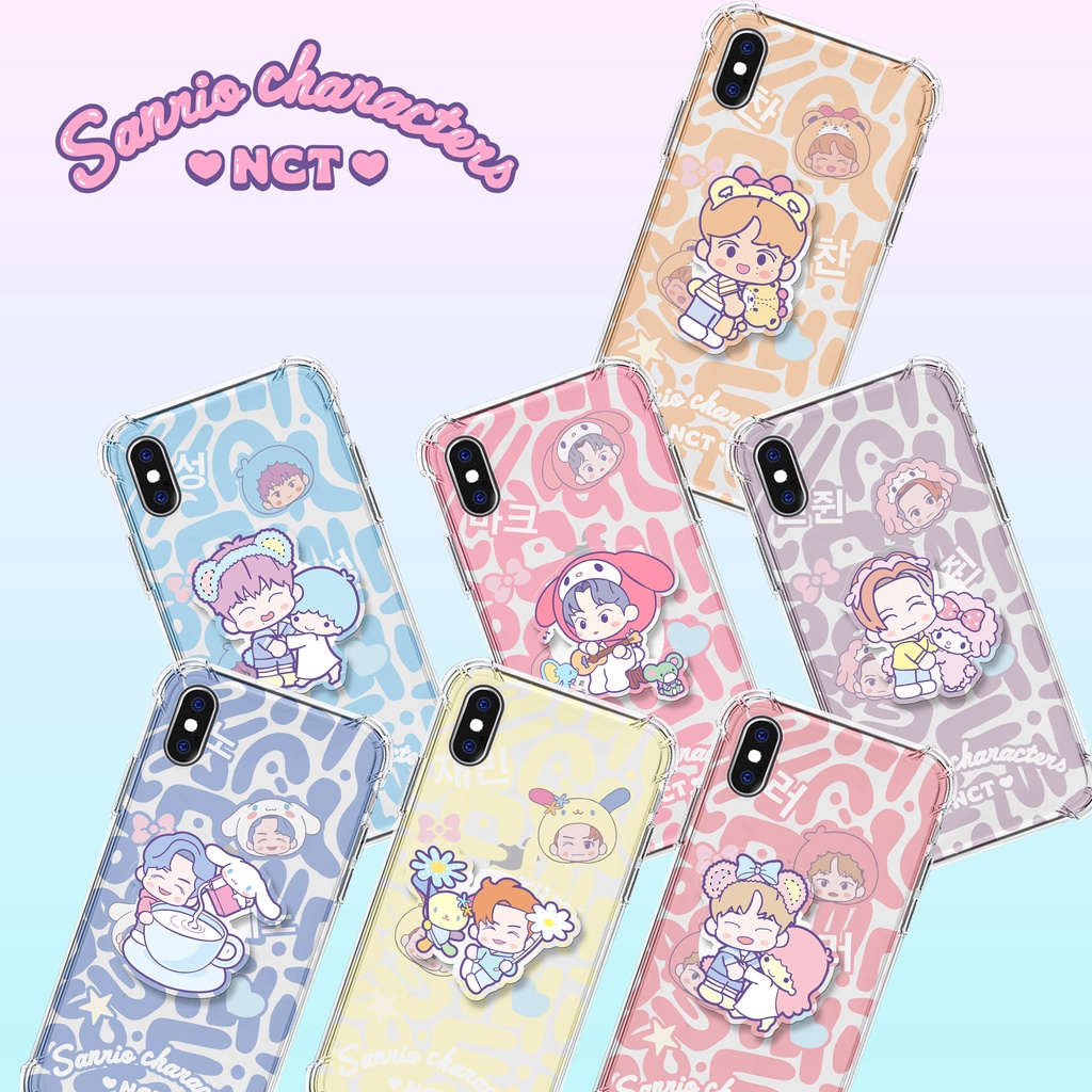 Nct DREAM CHARACTERS SANRIOO ANTICRACK PHONE CASE GRIPTOK ACRYLIC ...