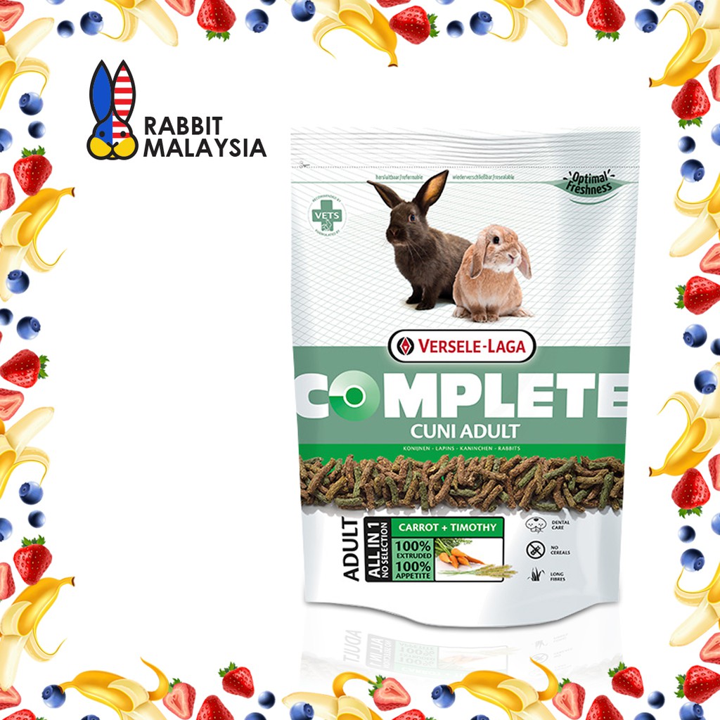Versele-Laga Complete Cuni SENSITIVE | Cuni ADULT Rabbit Makanan arnab ...