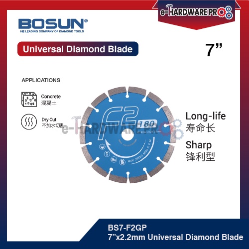 Bosun Concrete Cutting Disc for Concrete Red Brick Cement Batu Cutting ...