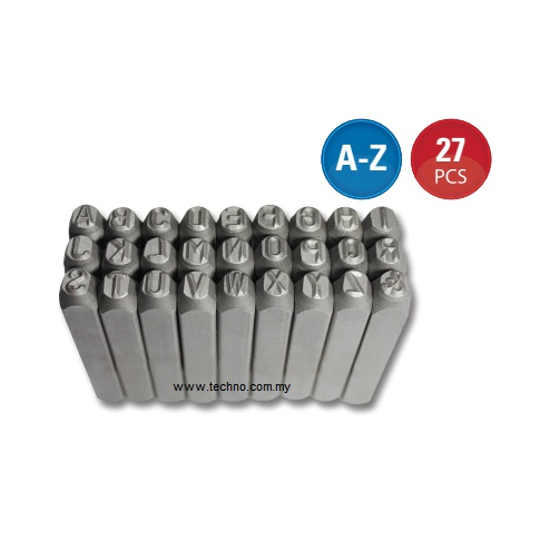 ALPHABET A-Z 0-9 LETTER NUMBER NOMBOR PUNCH PUNCHES PLATE BOARD METAL ...