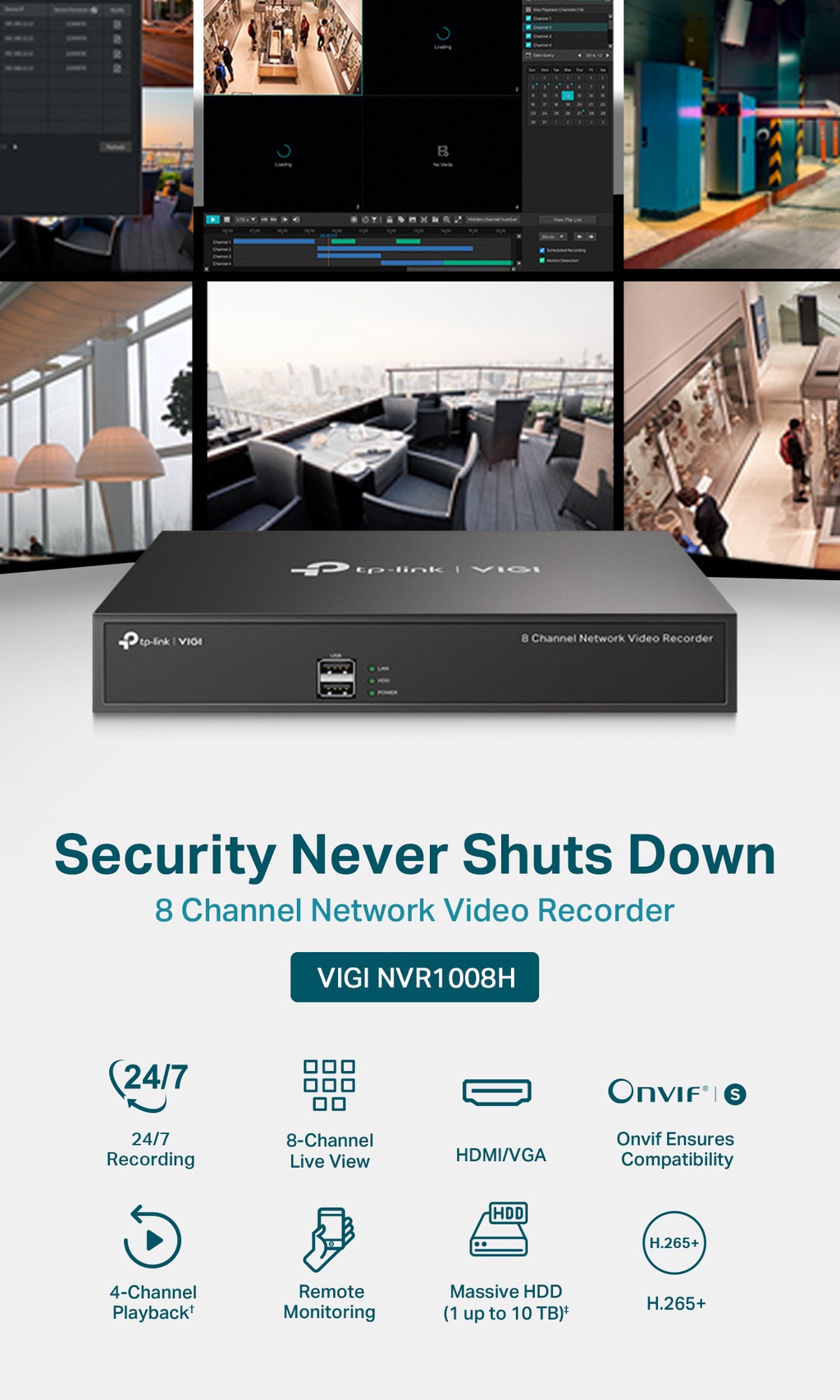 TP-Link 3MP Wireless CCTV Security IP Camera Solution VIGI & Tapo Kit Package Tapo C210 & C310 ...