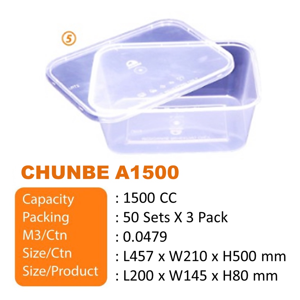 CB Ware 10pcs-A500 A650 A750 A1000 A1500 Chunbe Rectangular Microwave ...