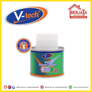 🔥READY STOCK | ORIGINAL🔥 V-Tech VT300 Solvent Gum PVC Pipe Glue 100g | Shopee Malaysia