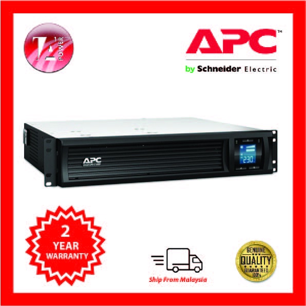 [PRE ORDER] APC Smart-UPS C 2000VA LCD RM 2U 230V (SMC2000I-2U) | Shopee Malaysia