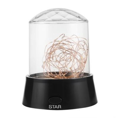 Crystal Ball Shape Firework Sparkle Table Lamp (BLACK) | Shopee Malaysia